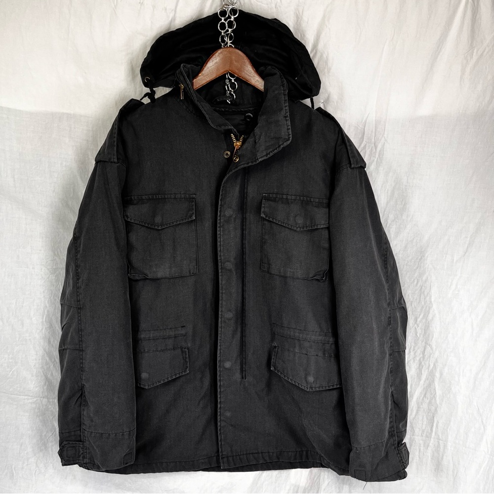Rothco M65 Field Jacket Black Quilt Liner Tactical Mi… - Gem